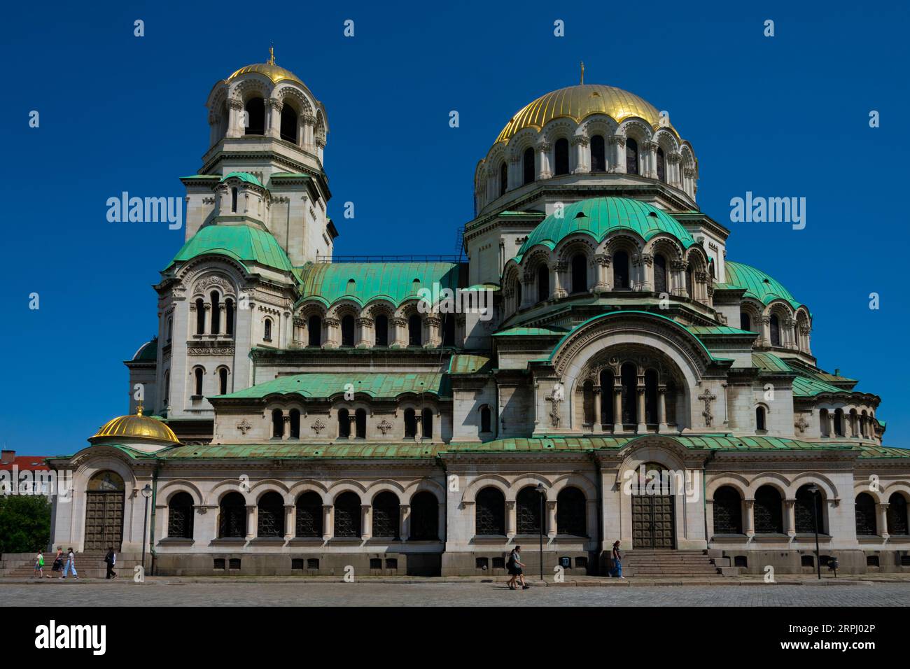 Sofia, Bulgaria. August 18, 2023. Alexander Nevsky Cathedral, a ...