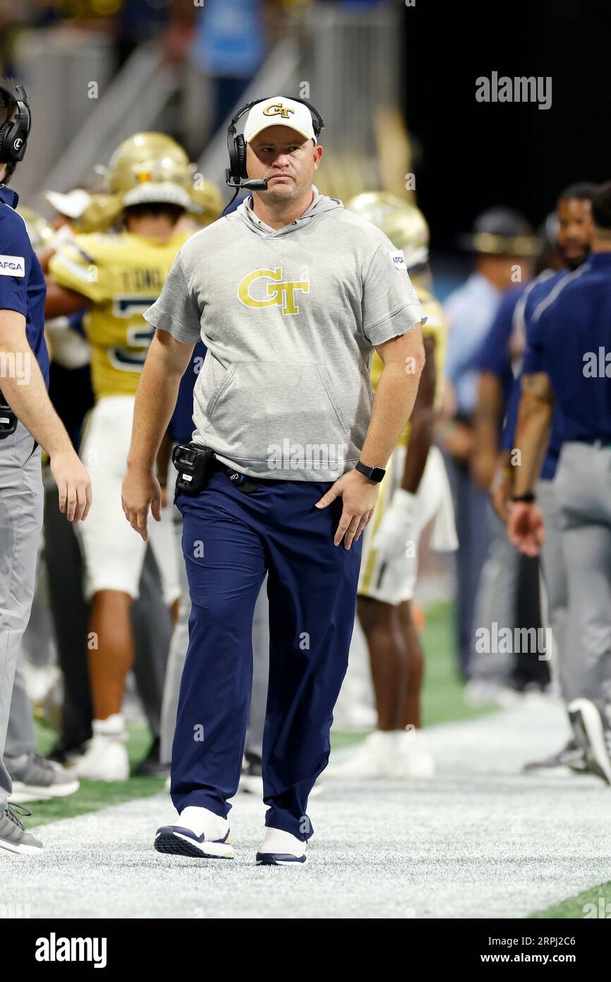 ATLANTA, GA - SEPTEMBER 01: Georgia Tech Yellow Jackets head coach ...