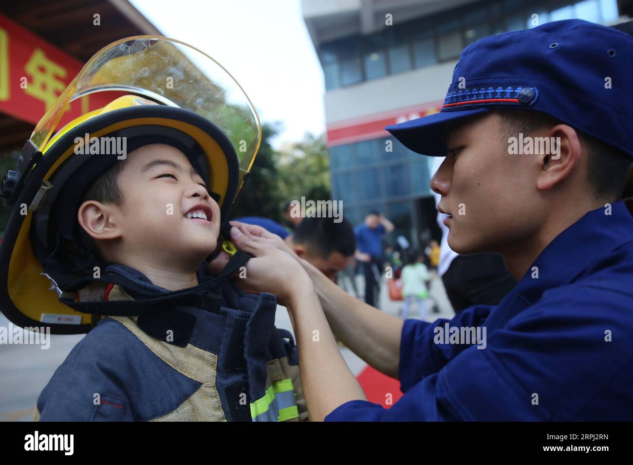 Firefighting suit hi-res stock photography and images - Alamy