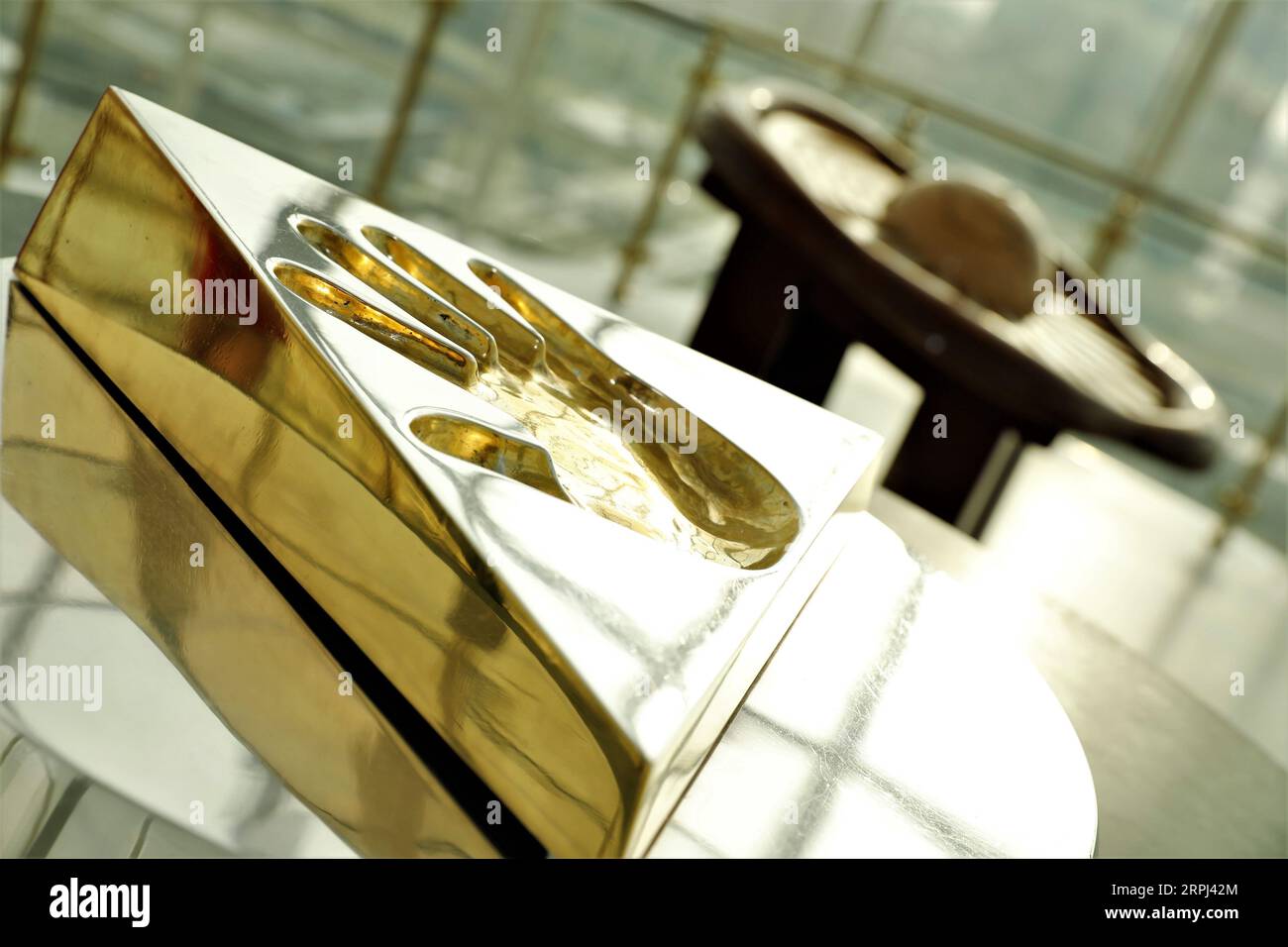 Handprint of president nazarbayev hi-res stock photography and images ...