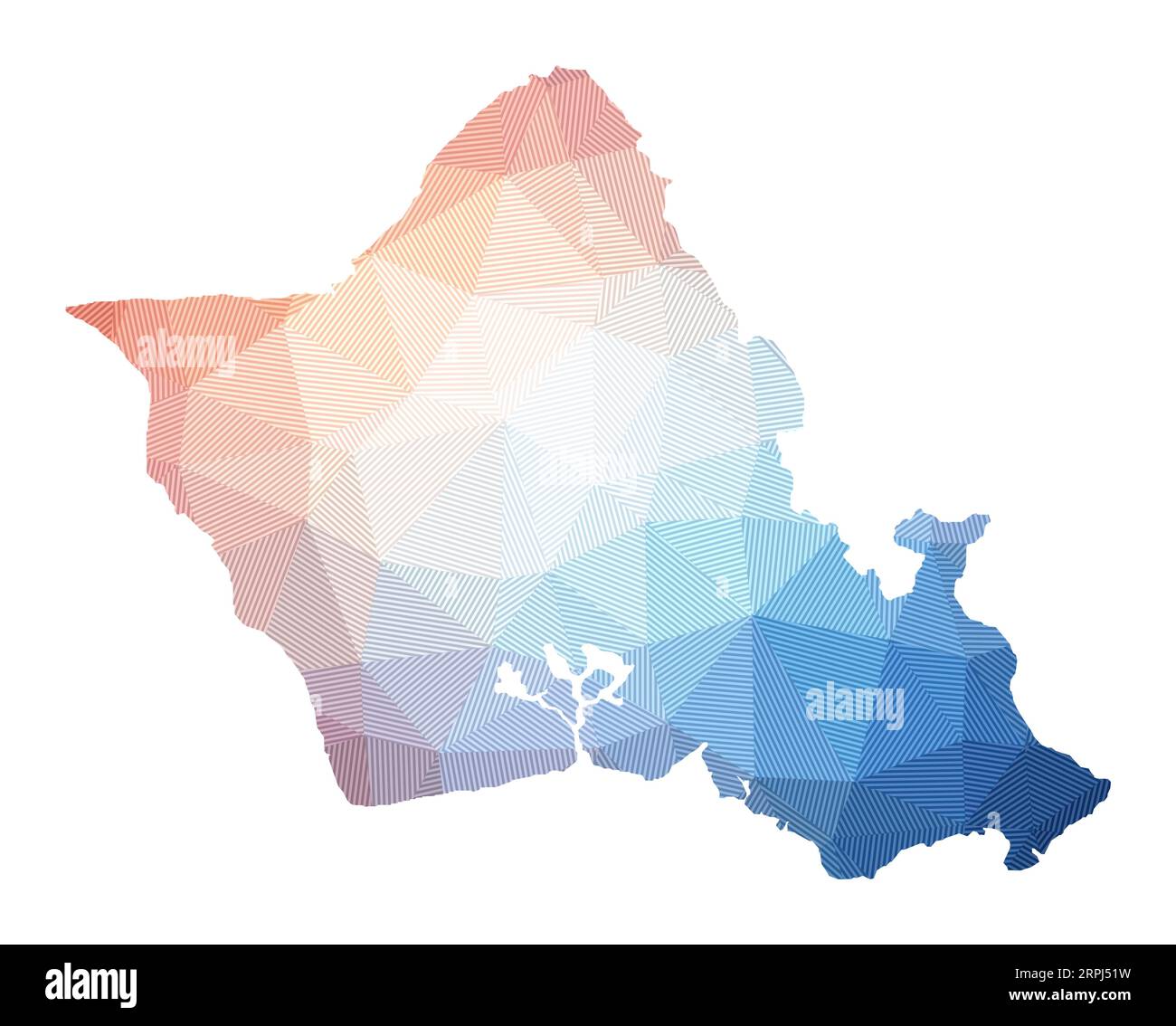 Oahu map hi-res stock photography and images - Alamy