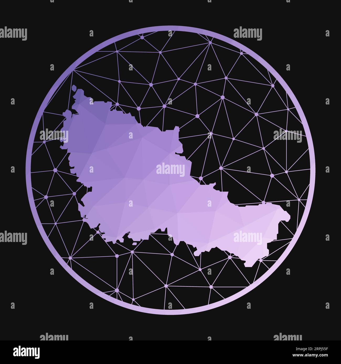 Island belle ile map hi-res stock photography and images - Alamy