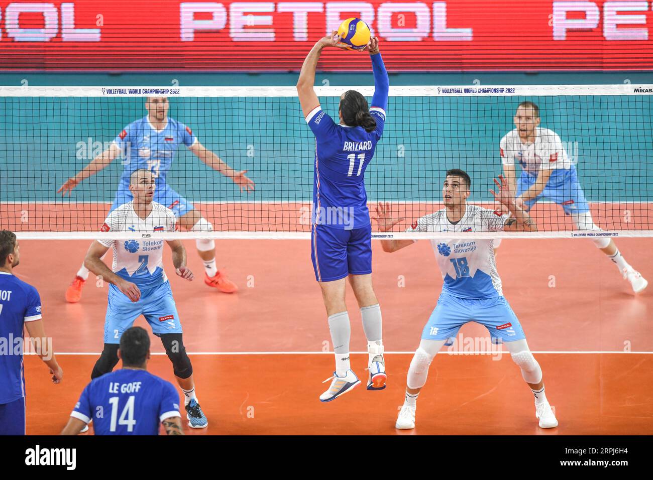 Antoine Brizard (France). Volleyball World Championship 2022. Quarter ...