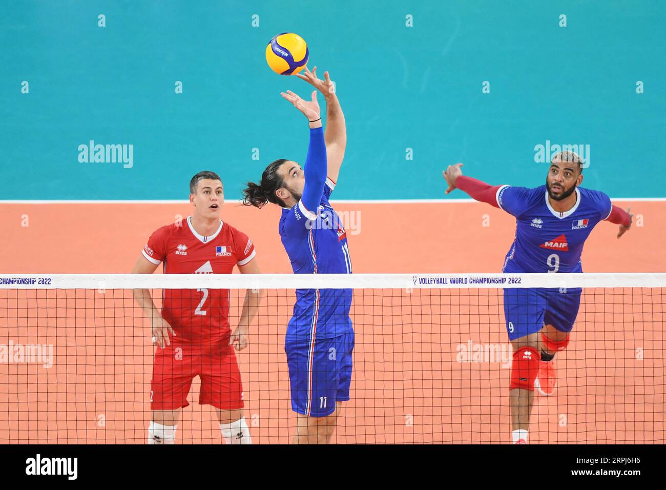 Antoine Brizard (France). Volleyball World Championship 2022. Quarter ...