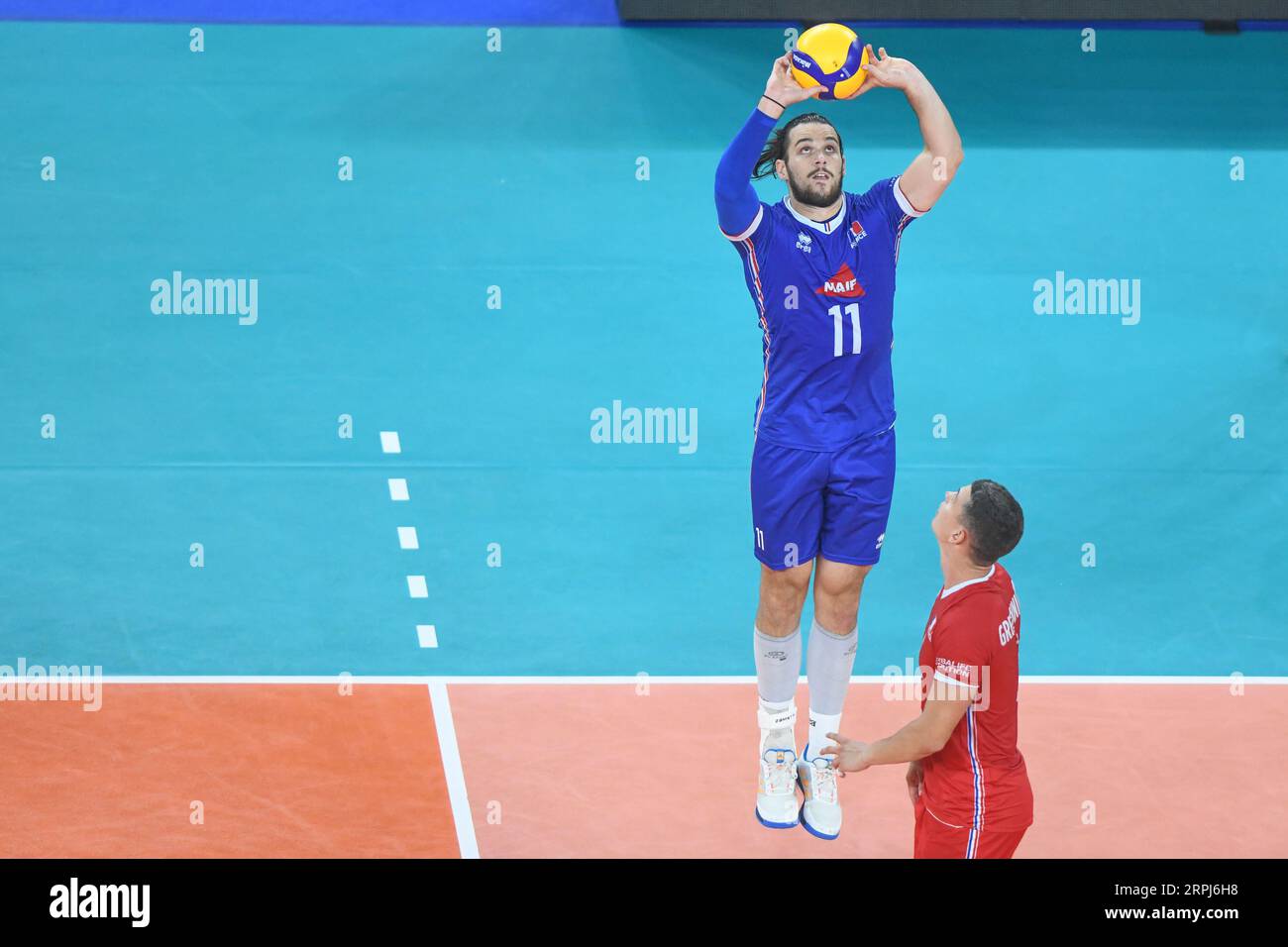 Antoine Brizard (France). Volleyball World Championship 2022. Quarter ...