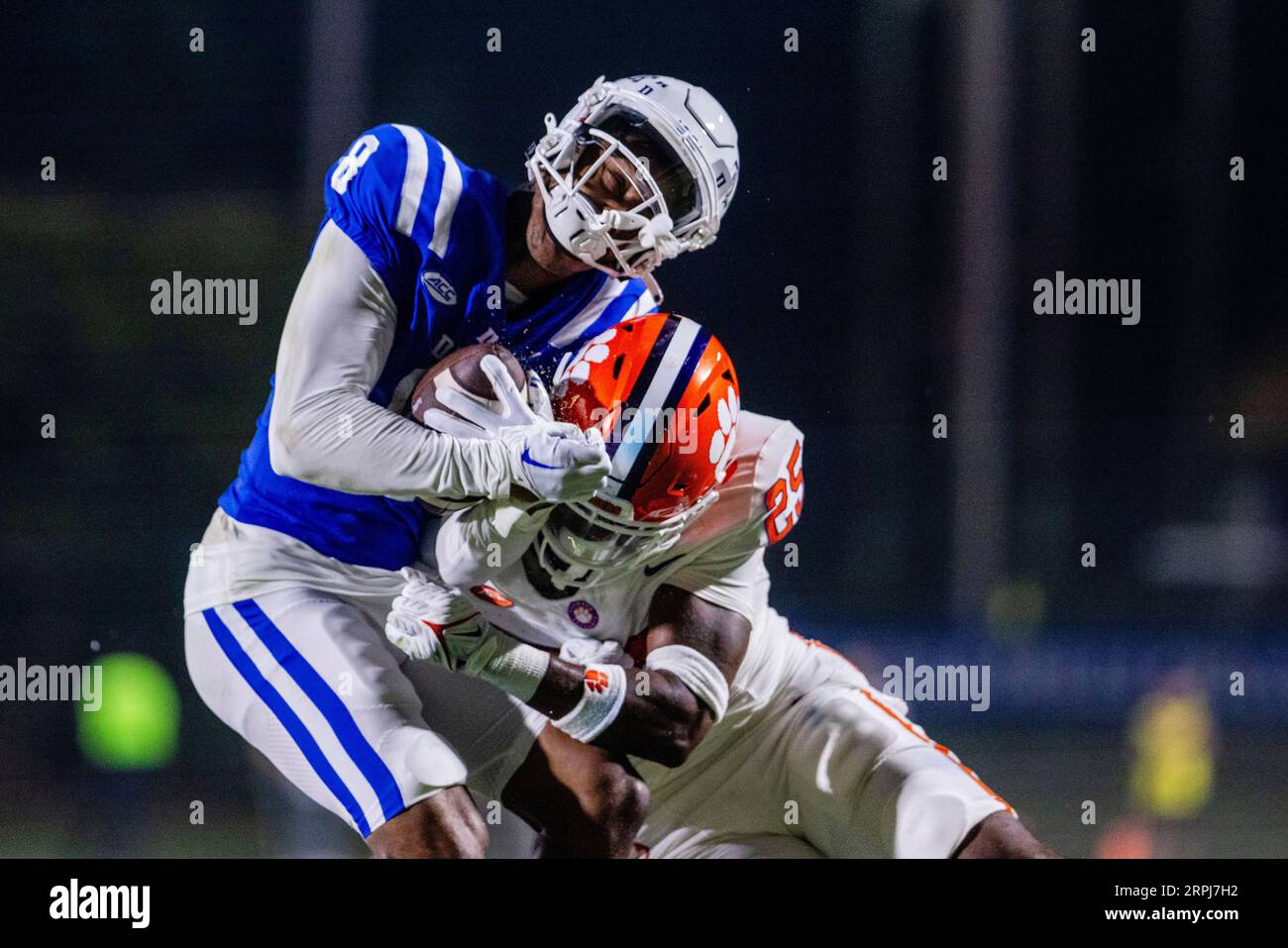 September 4, 2023: Duke Blue Devils wide receiver Jordan Moore (8) gets ...