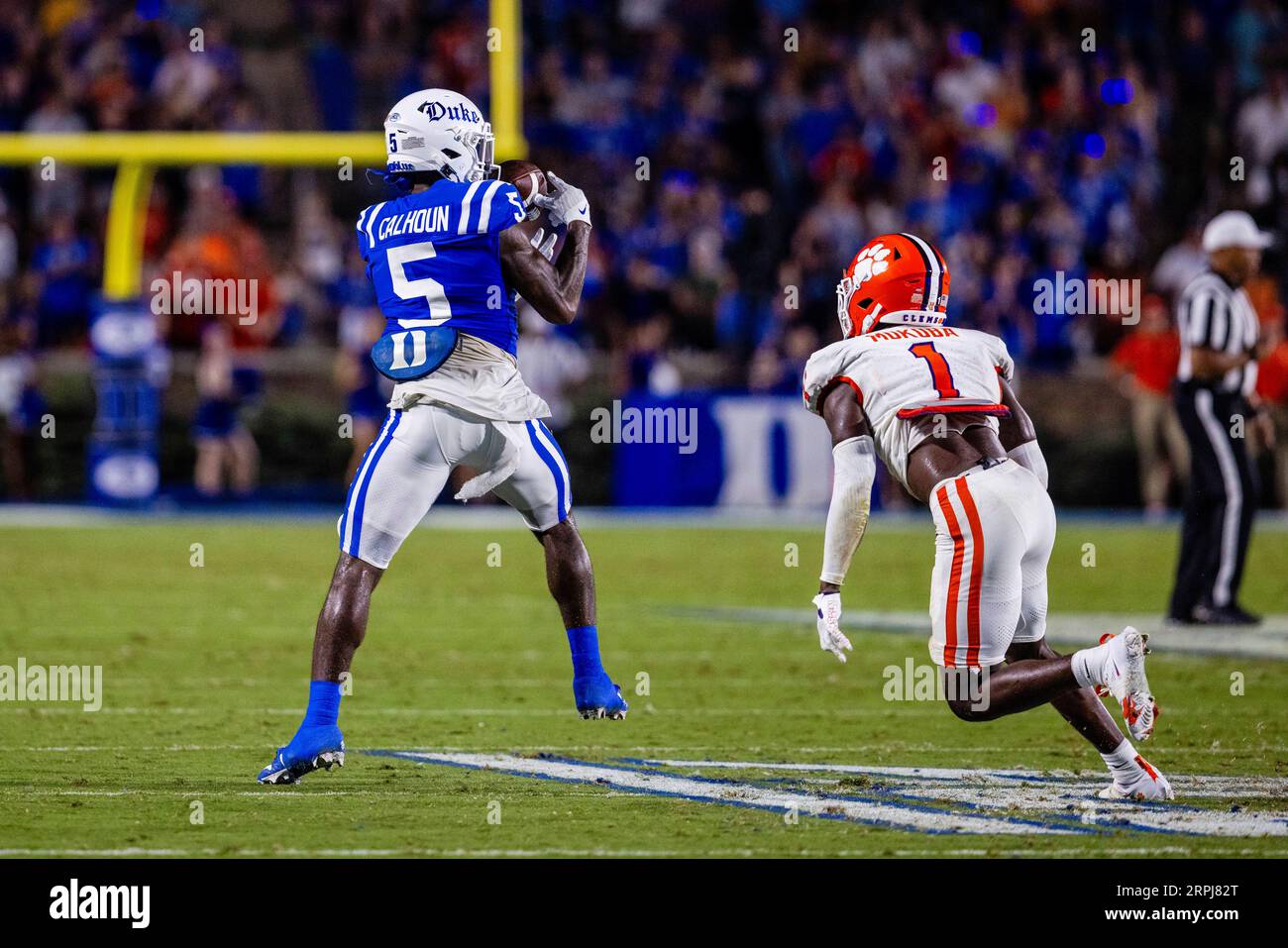 September 4, 2023: Duke Blue Devils wide receiver Jalon Calhoun (5 ...