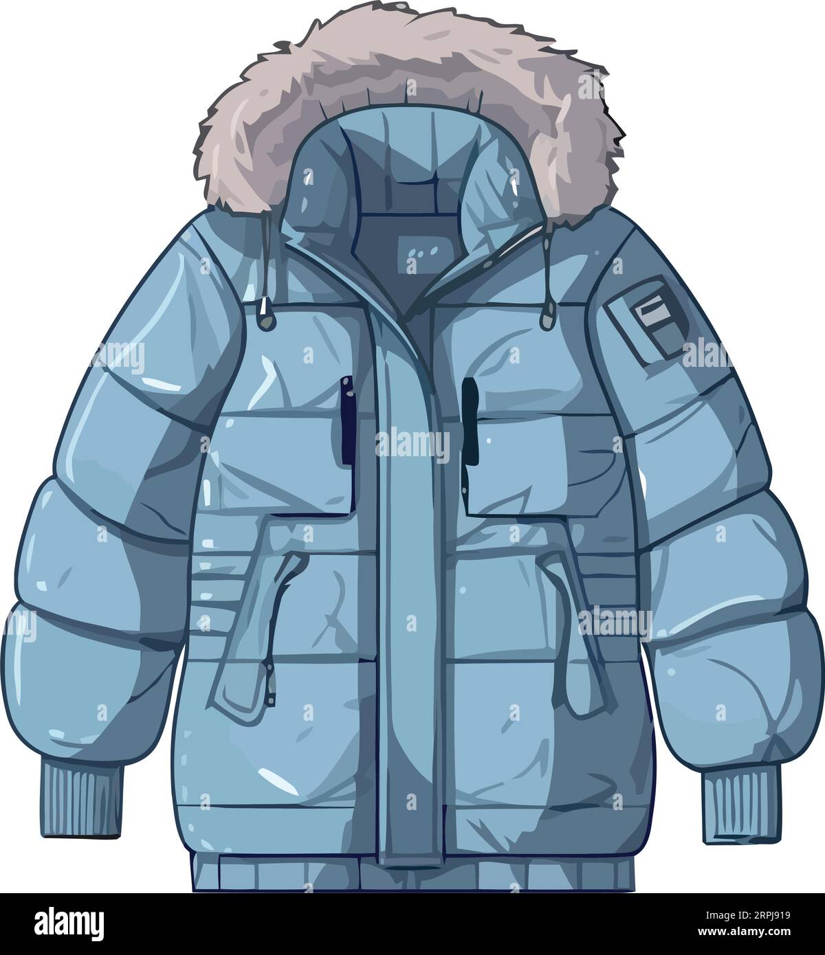 Winter jacket design over Stock Vector Images - Alamy