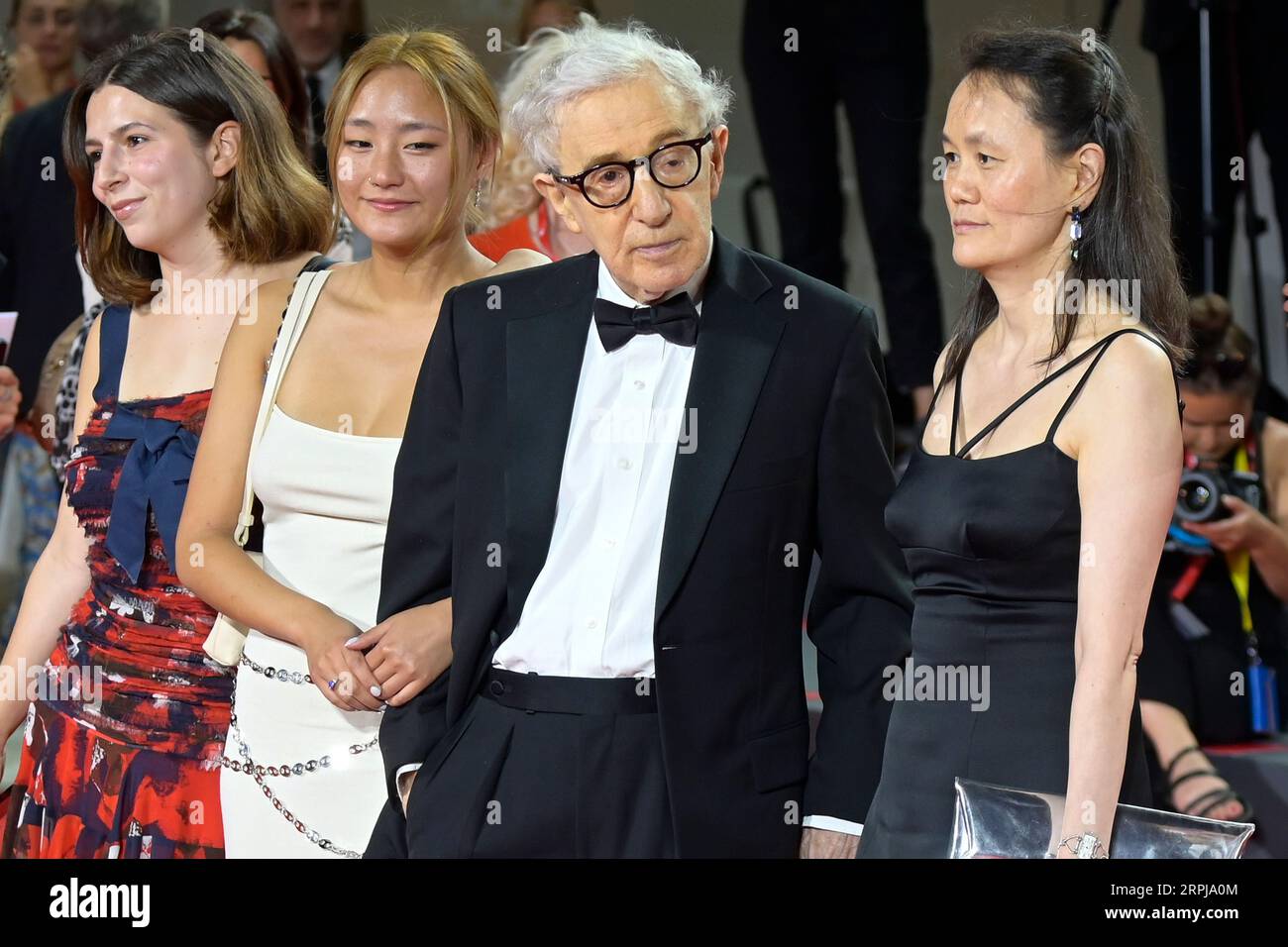 Venice Lido, Italy. 04th Sep, 2023. Bechet Allen, (l), Manzie Tio Allen ...