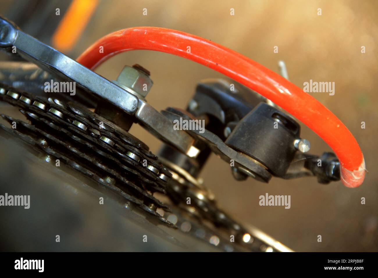 Chain of bicycles Stock Photo - Alamy