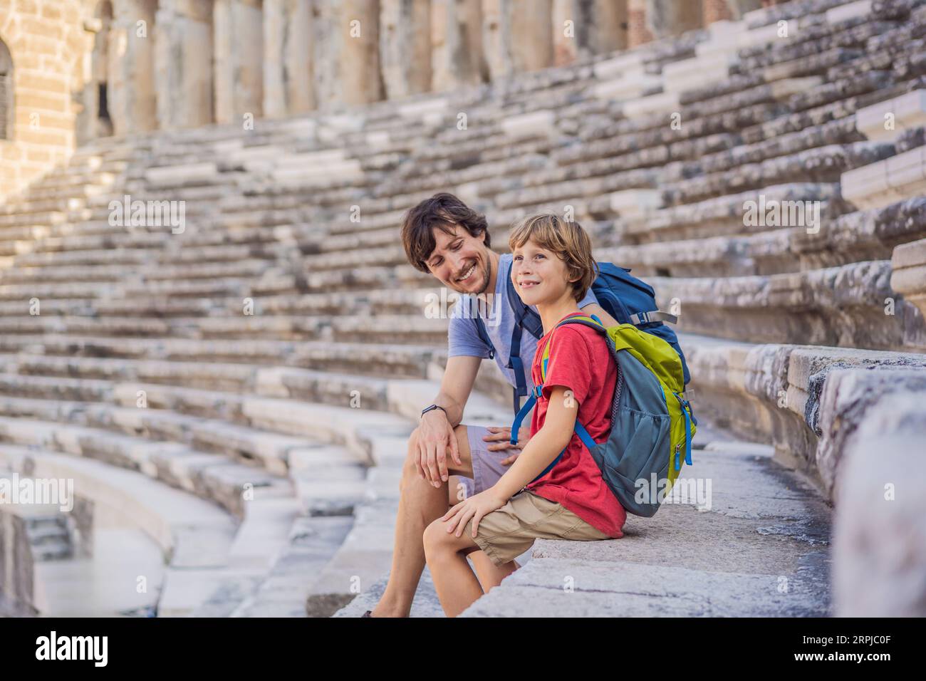 Roman father and son marble hi-res stock photography and images - Alamy