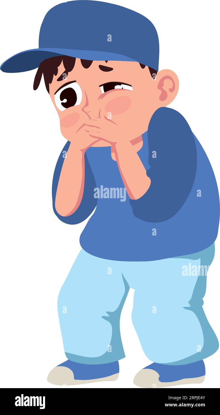 kid sick character icon Stock Vector Image & Art - Alamy