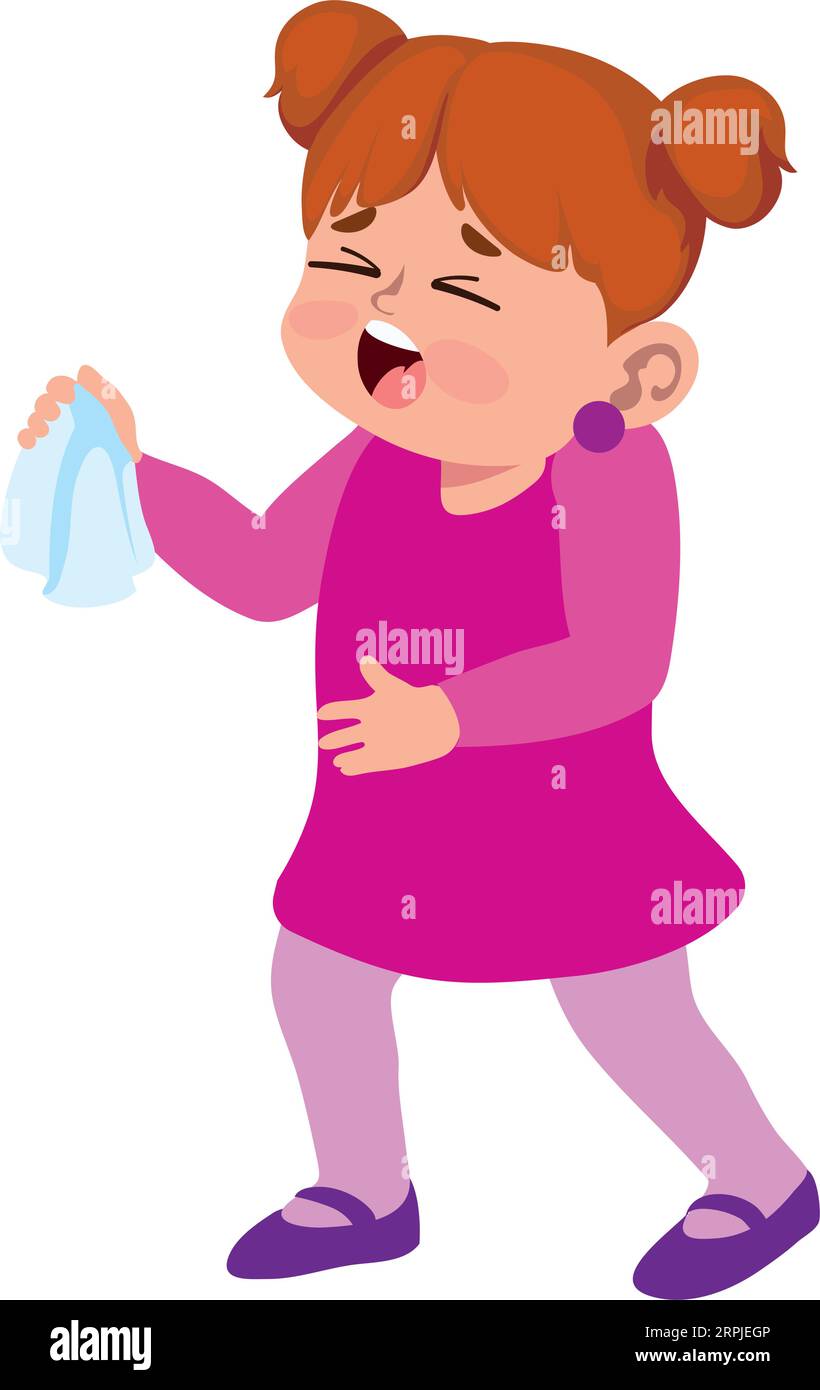 kid sick with flu icon Stock Vector Image & Art - Alamy