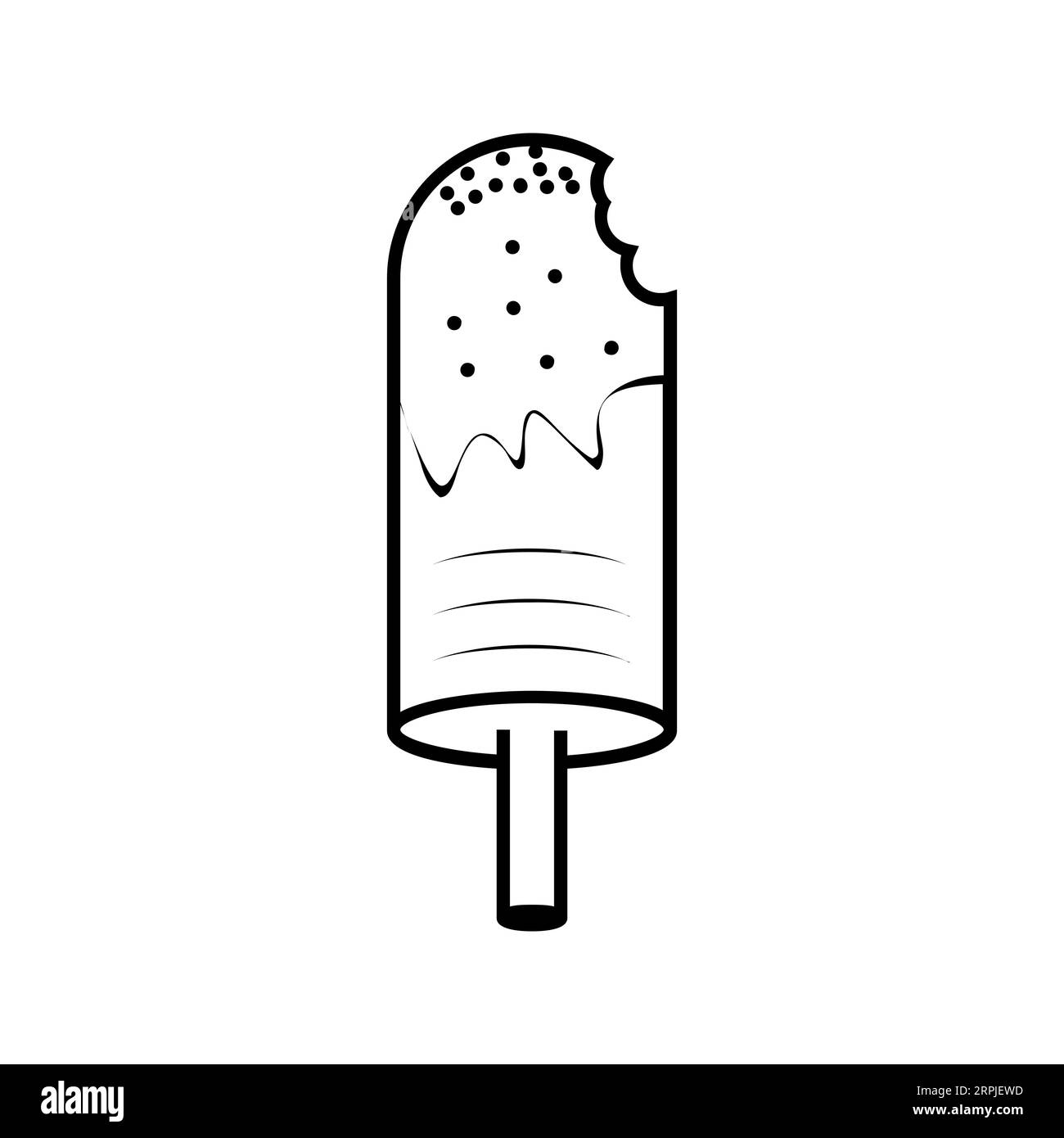 POPSICLE Editable and Resizeable Vector Icon Stock Vector Image & Art ...