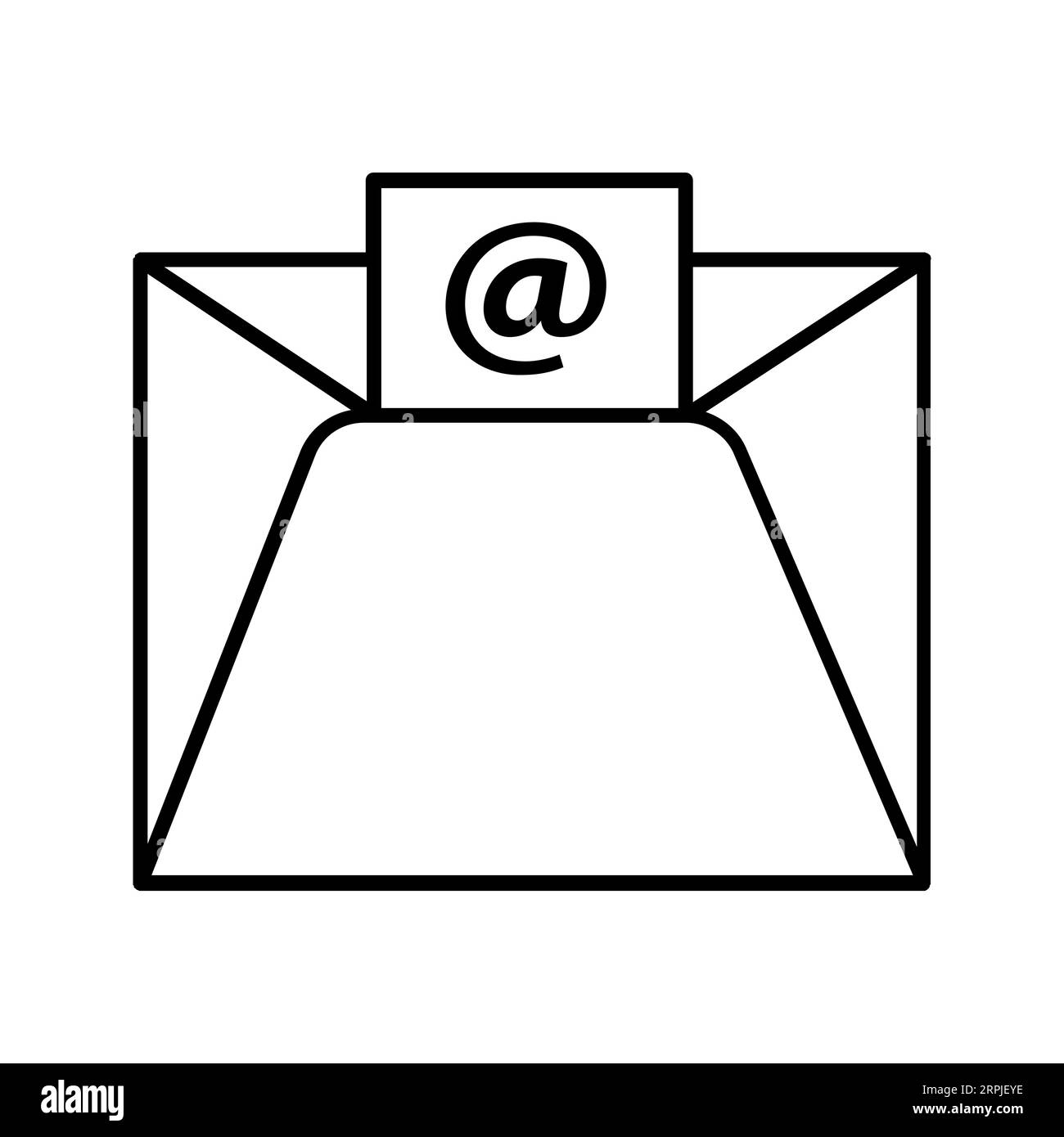E-mail Editable and Resizeable Vector Icon Stock Vector Image & Art - Alamy