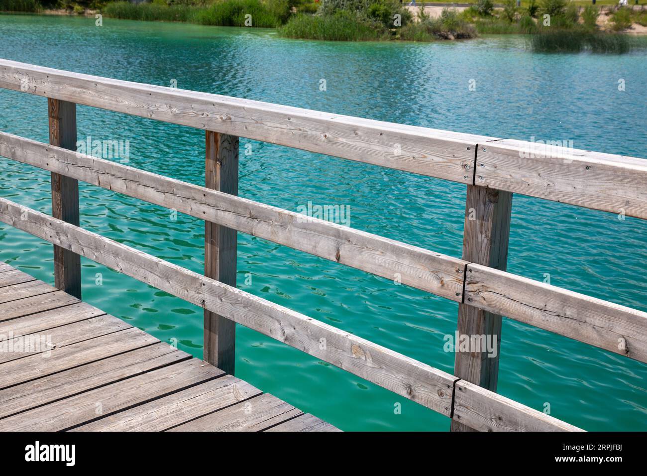 Wooden platform boards hi-res stock photography and images - Alamy