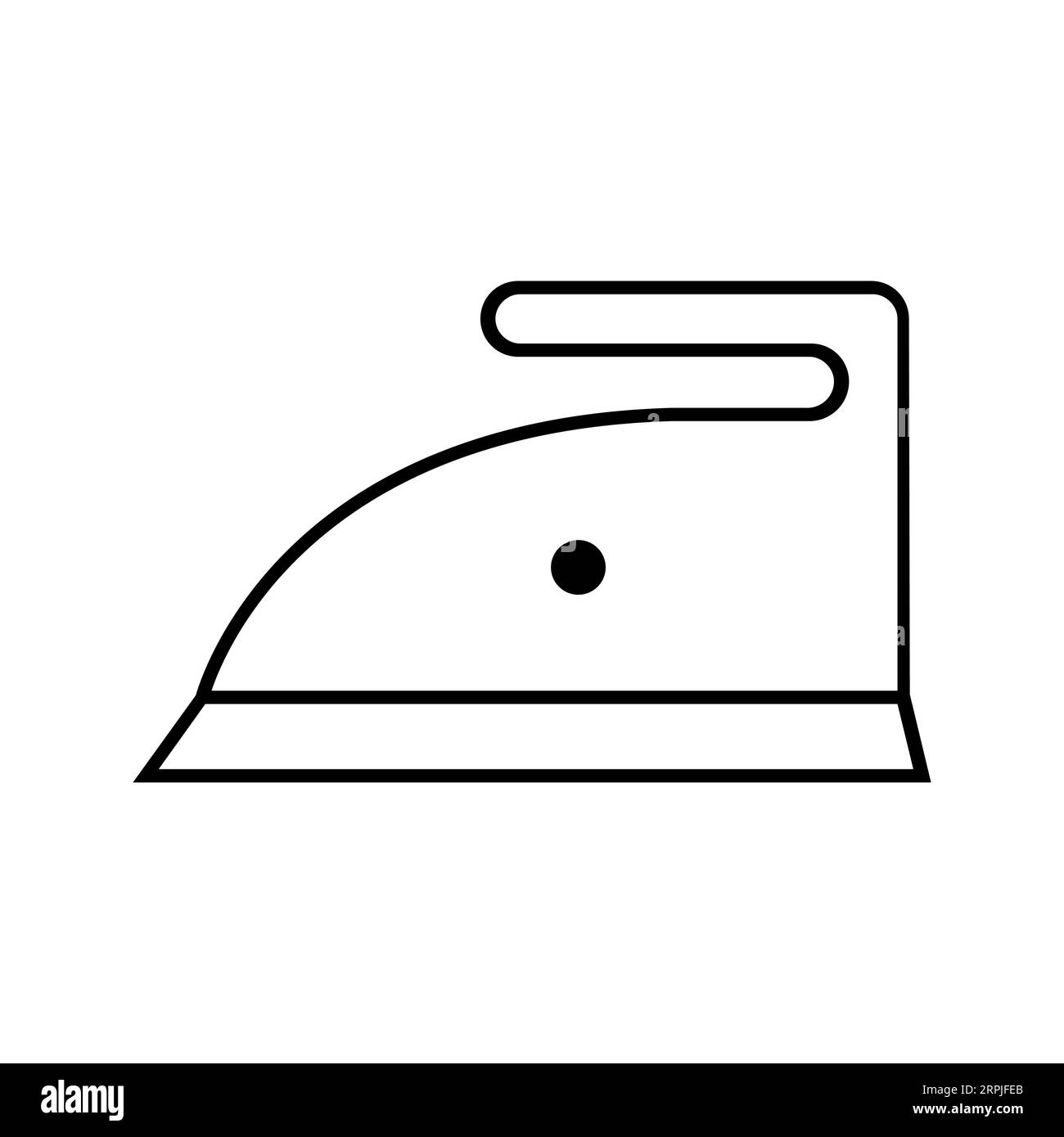 IRONING LOW HEAT Editable and Resizeable Vector Icon Stock Vector Image ...
