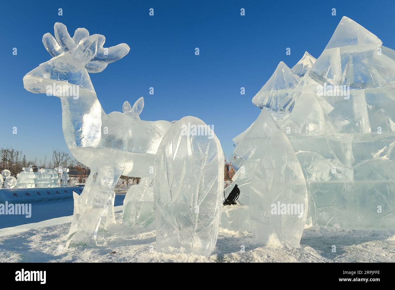 191208 -- HULUN BUIR, Dec. 8, 2019 -- Photo taken on Dec. 8, 2019 shows ...