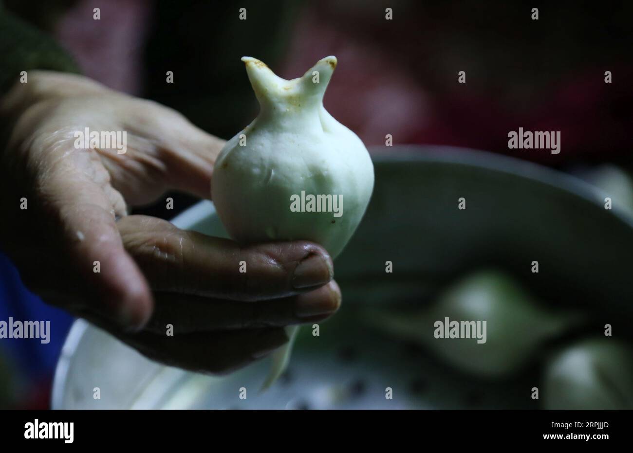 191212 -- KATHMANDU, Dec. 12, 2019 Xinhua -- A woman from Newar ...