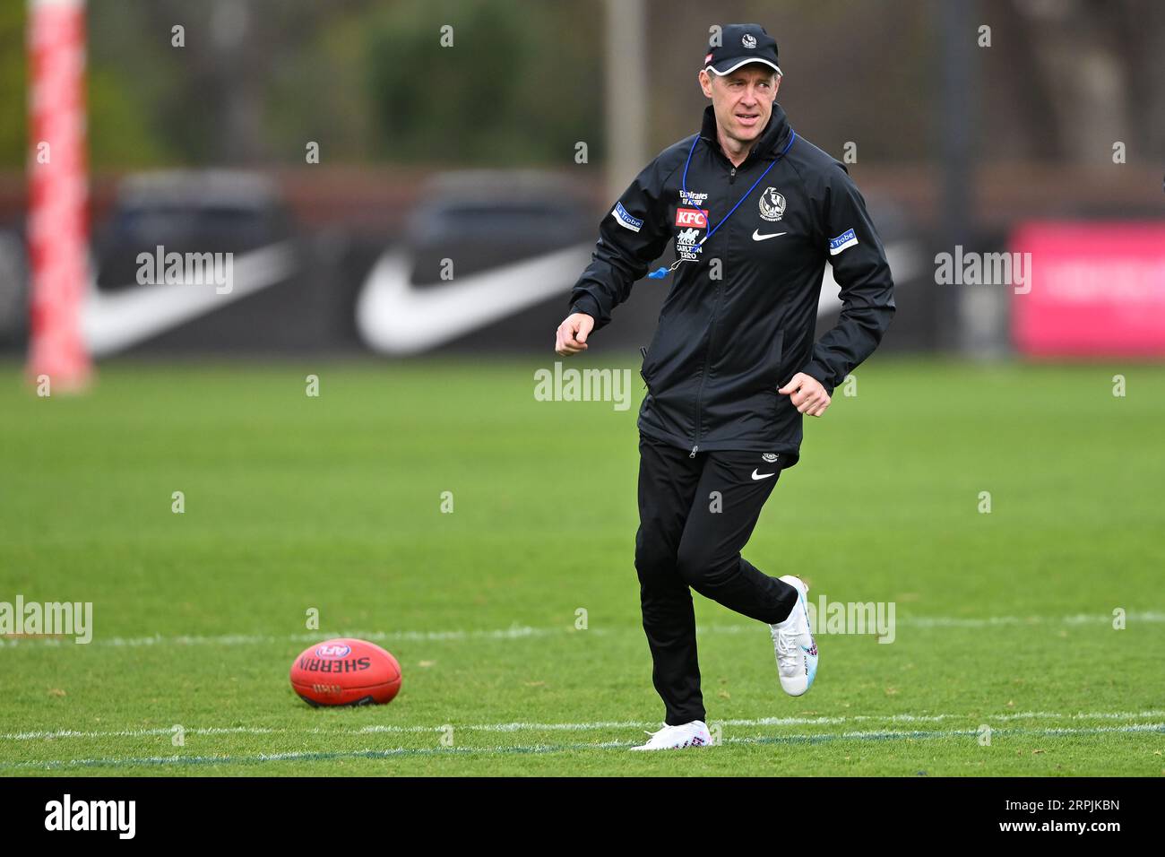Melbourne, Australia. 05th Sep, 2023. Collingwood Magpies head coach ...