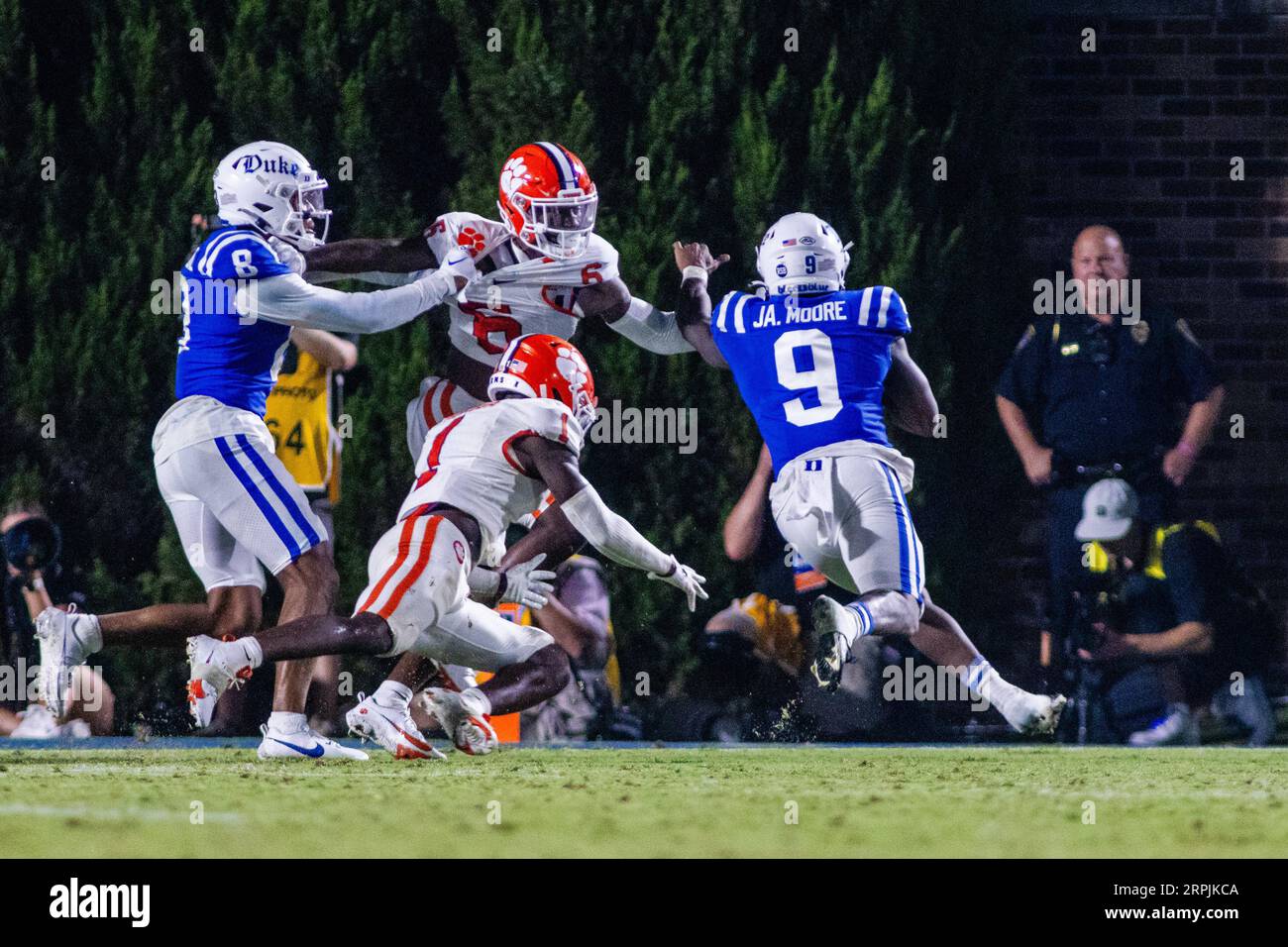 Durham, NC, USA. 4th Sep, 2023. Duke Blue Devils running back Jaquez ...
