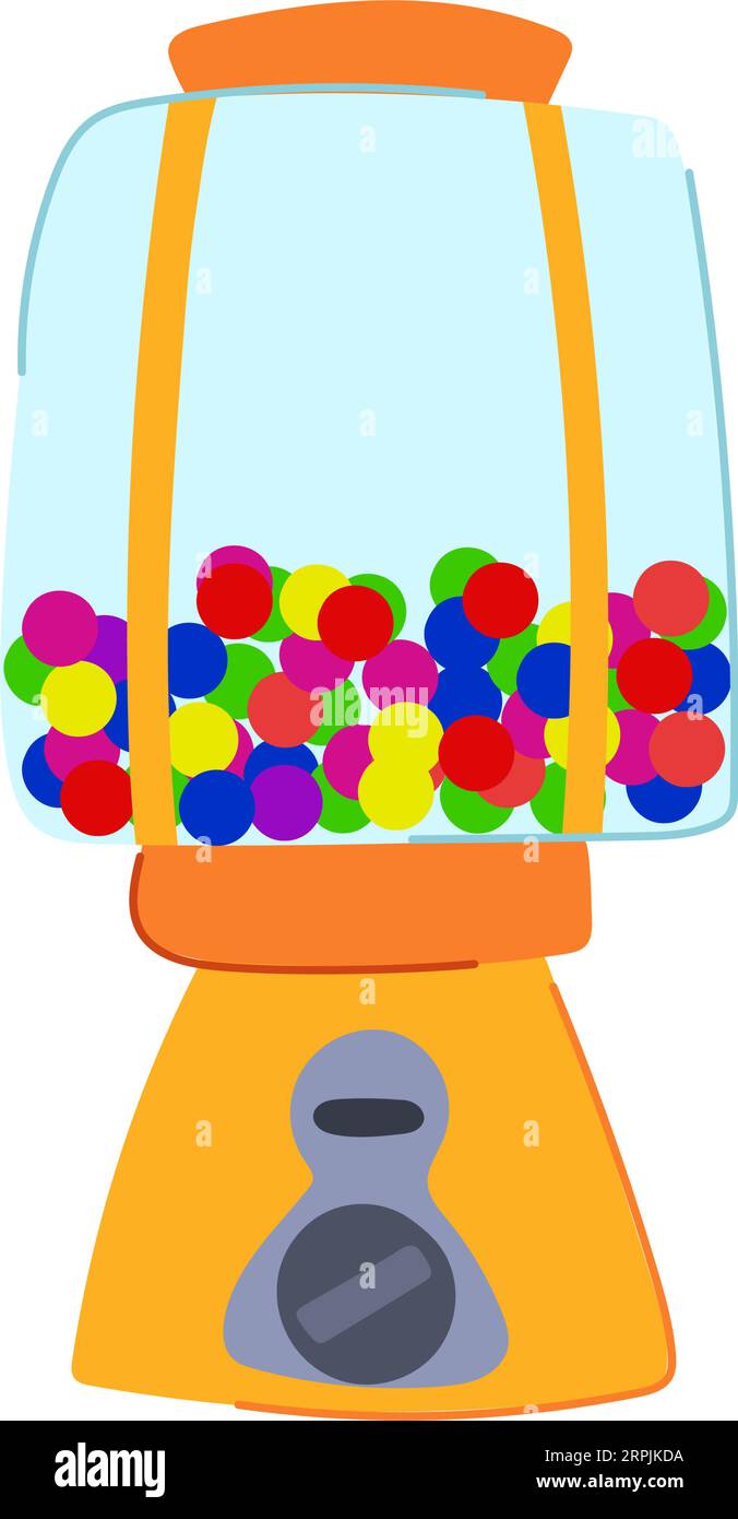 Bubblegum machine Stock Vector Images - Alamy