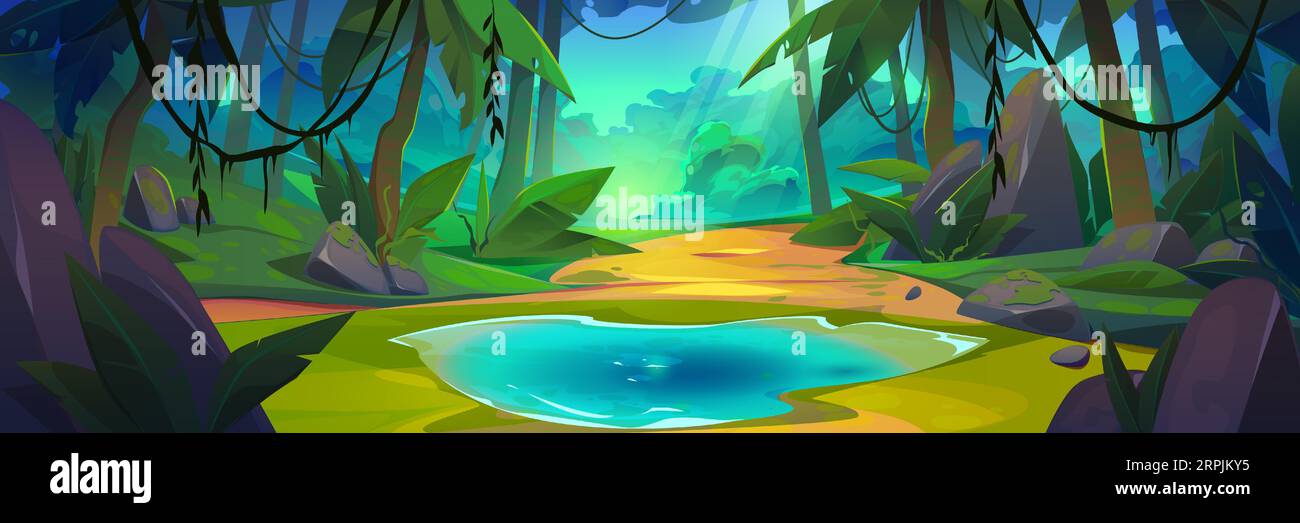 Lichen lake Stock Vector Images - Alamy