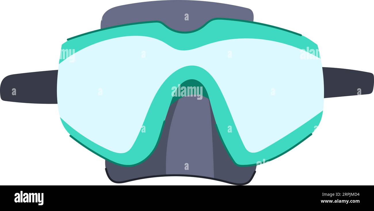 Water Diving Mask Cartoon Vector Illustration Stock Vector Image And Art Alamy