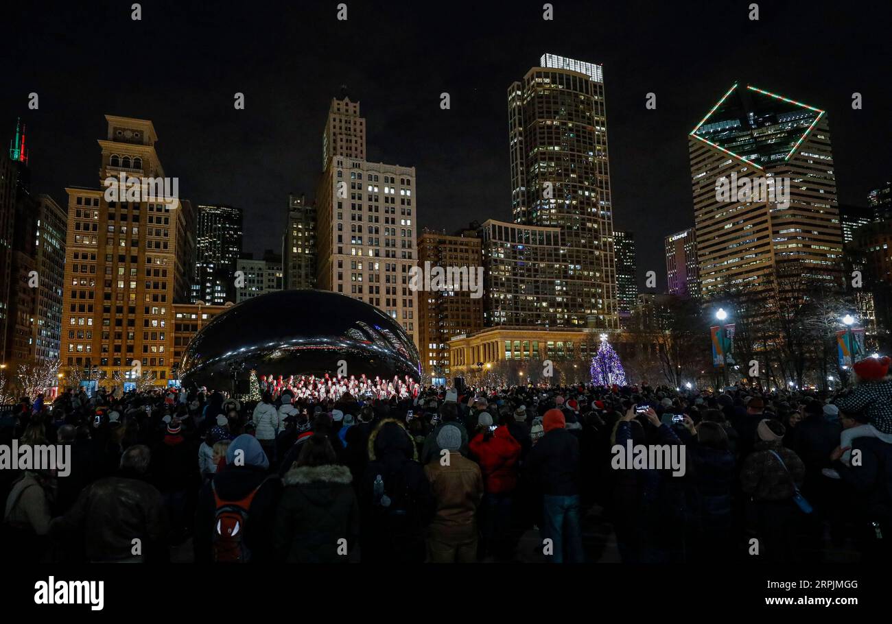 U s chicago christmas hi-res stock photography and images - Alamy