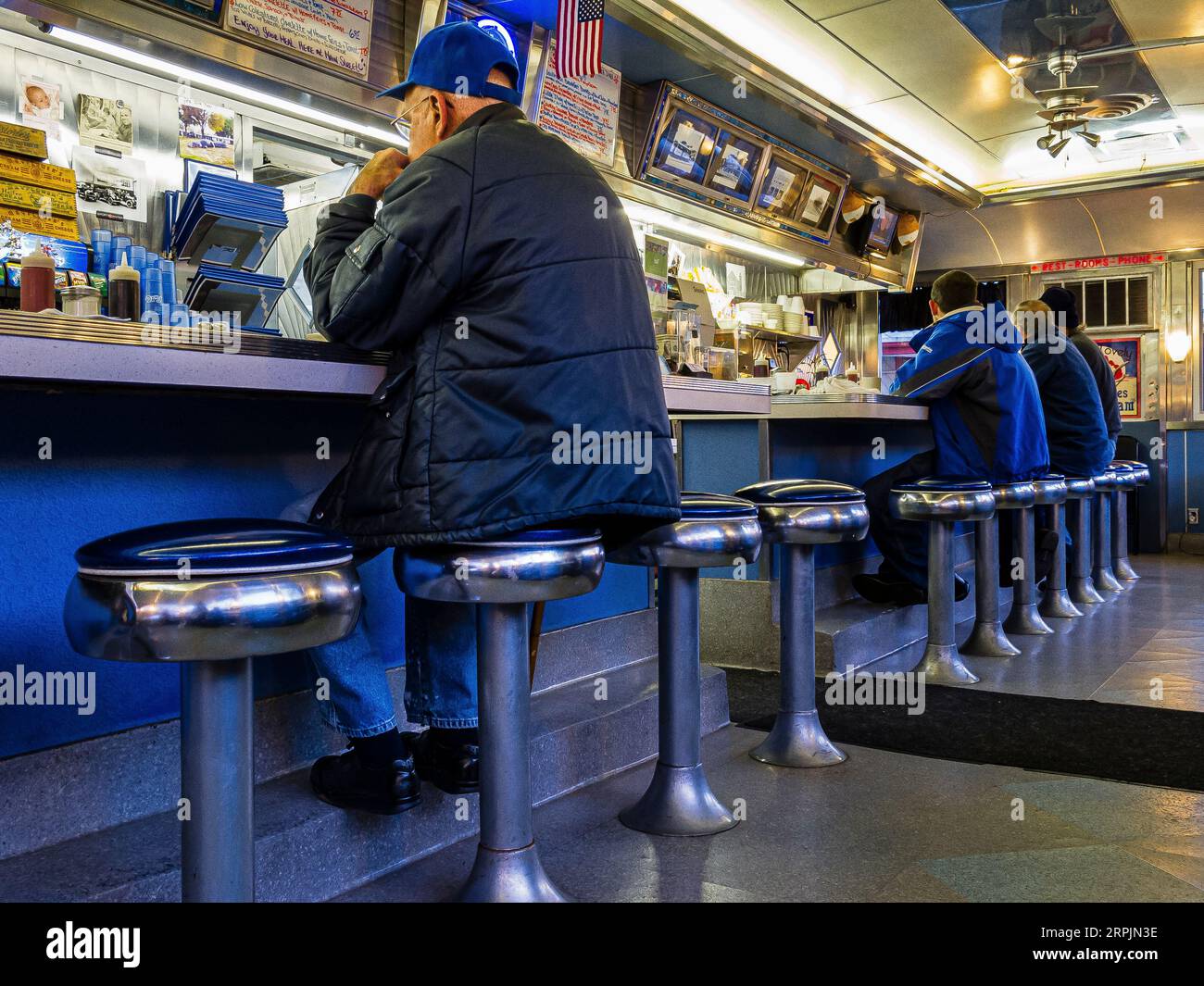 Main Street Diner Plainville, Connecticut, USA Stock Photo - Alamy