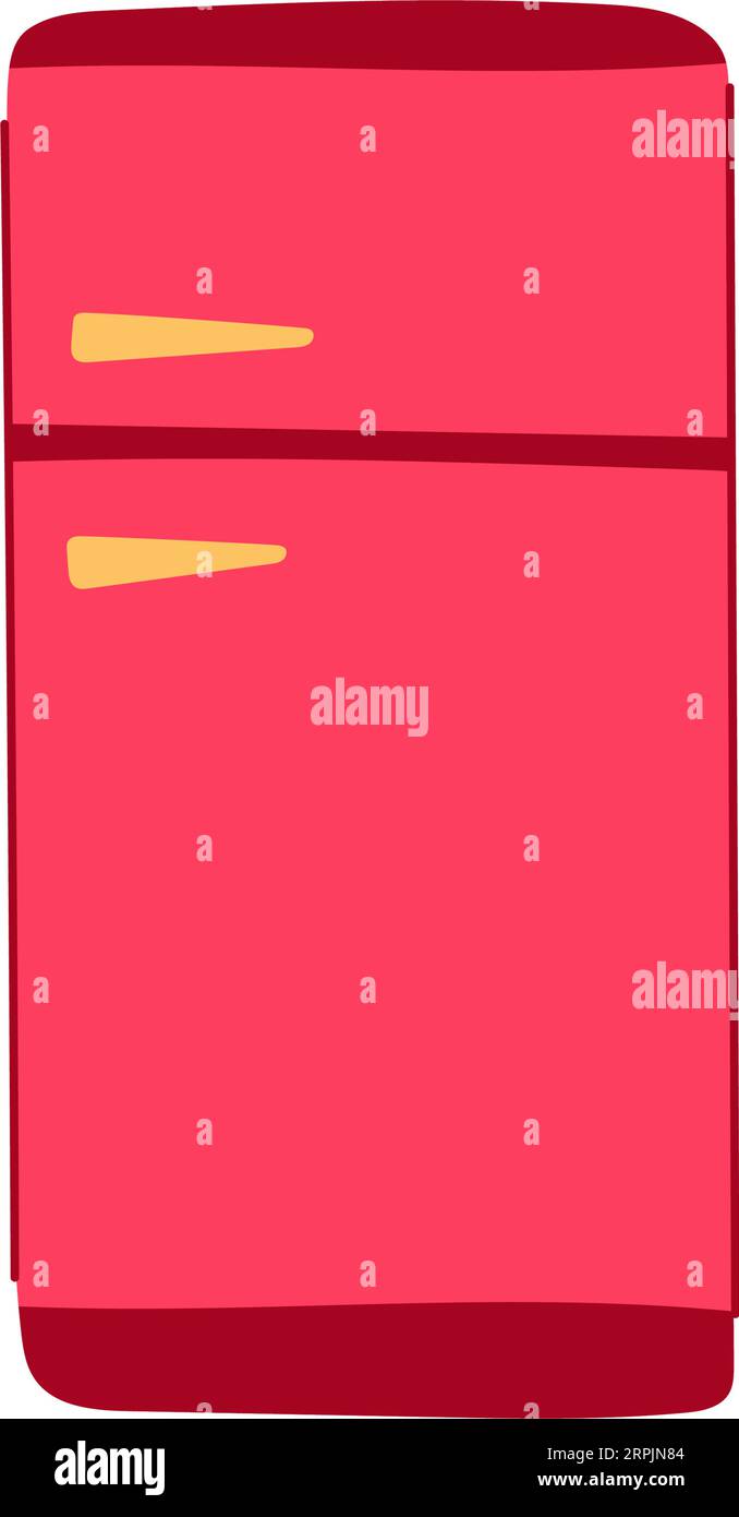 open fridge cartoon vector illustration Stock Vector Image & Art - Alamy