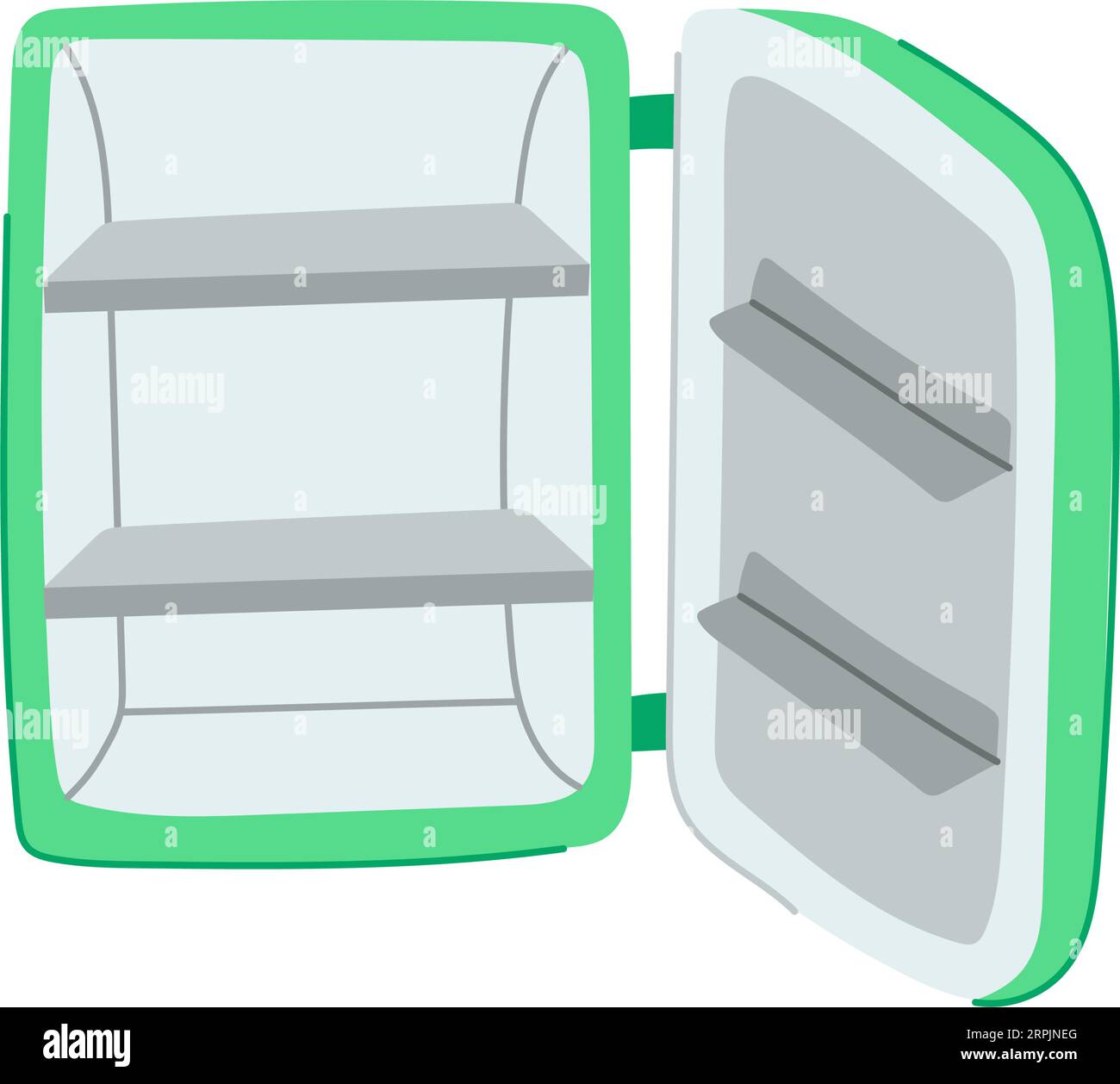 domestic fridge cartoon vector illustration Stock Vector Image & Art ...