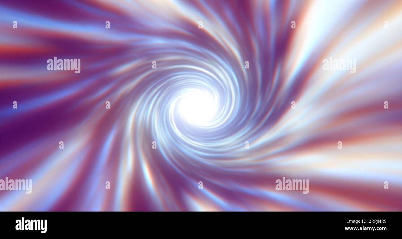 Abstract tunnel twisted swirl of cosmic hyperspace magical bright ...