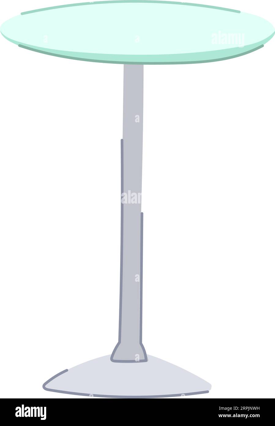 top glass table cartoon vector illustration Stock Vector Image & Art ...