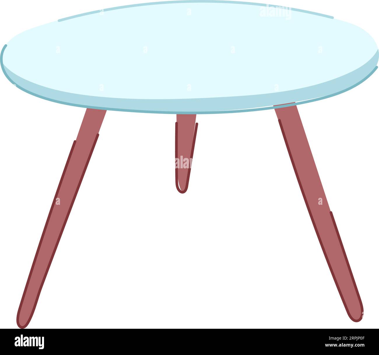 empty glass table cartoon vector illustration Stock Vector Image & Art ...