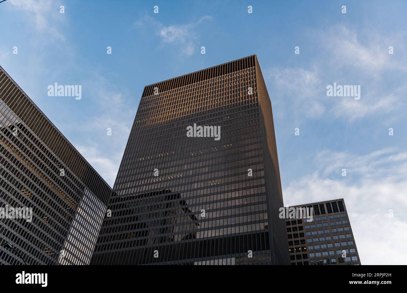 skyscraper building architecture. skyscraper with glassy facade. modern ...
