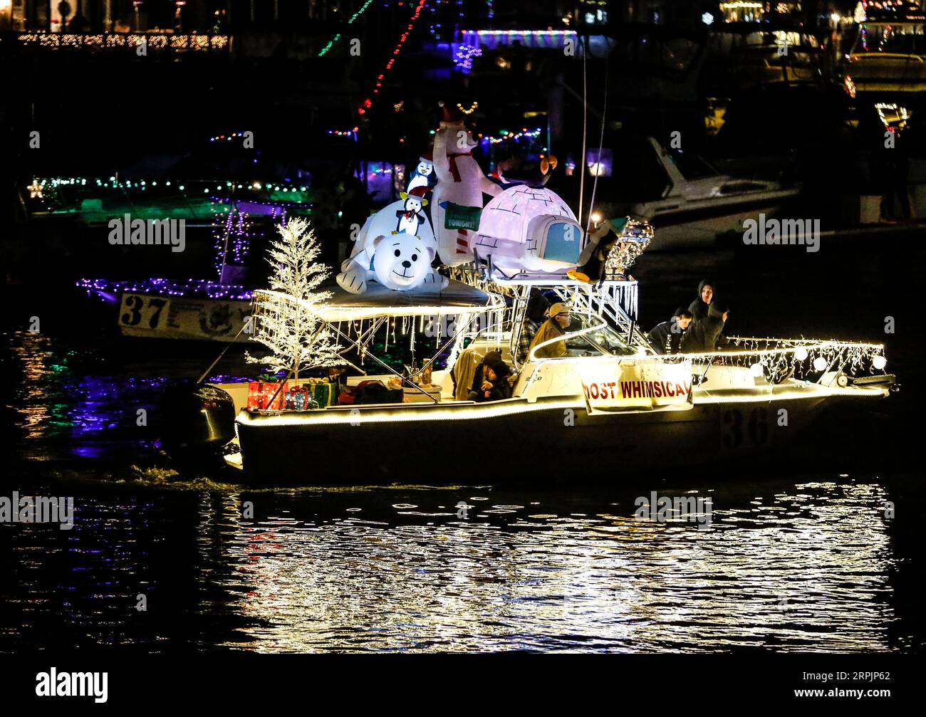 Huntington beach boat parade hi-res stock photography and images - Alamy