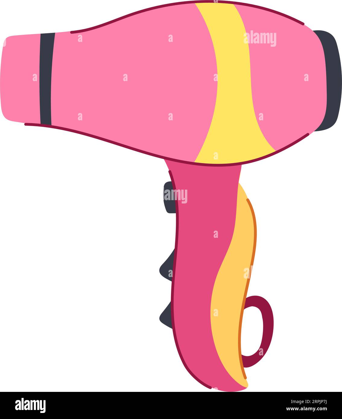 dry hair dryer cartoon vector illustration Stock Vector Image & Art - Alamy