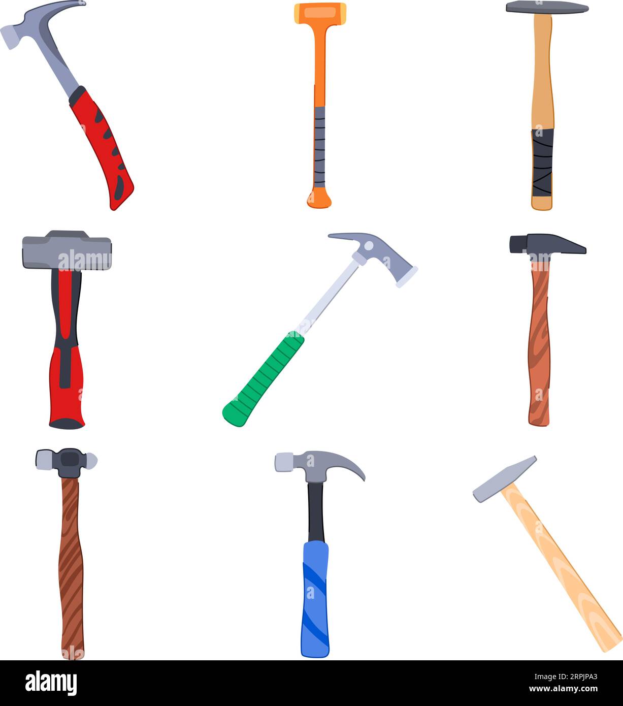 hammer set cartoon vector illustration Stock Vector Image & Art - Alamy