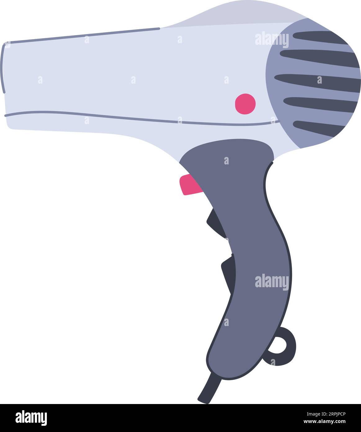 female hair dryer cartoon vector illustration Stock Vector Image & Art ...