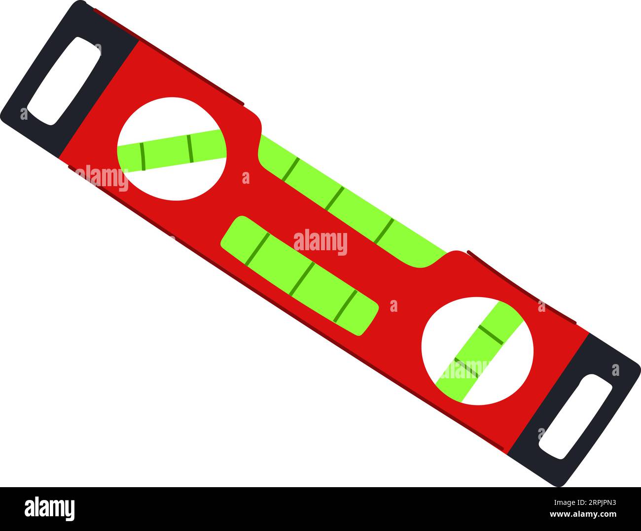 construction level tool cartoon vector illustration Stock Vector Image ...