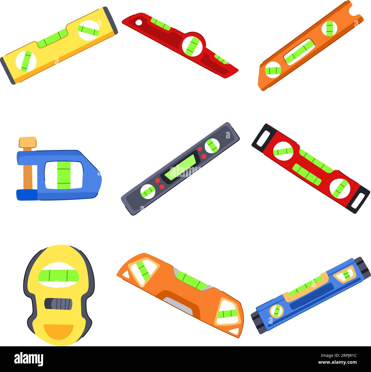 Spirit level cartoon Stock Vector Images - Alamy