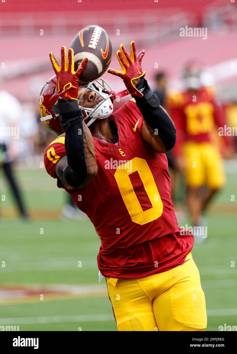 September 02, 2023 USC Trojans running back MarShawn Lloyd #0 makes a ...