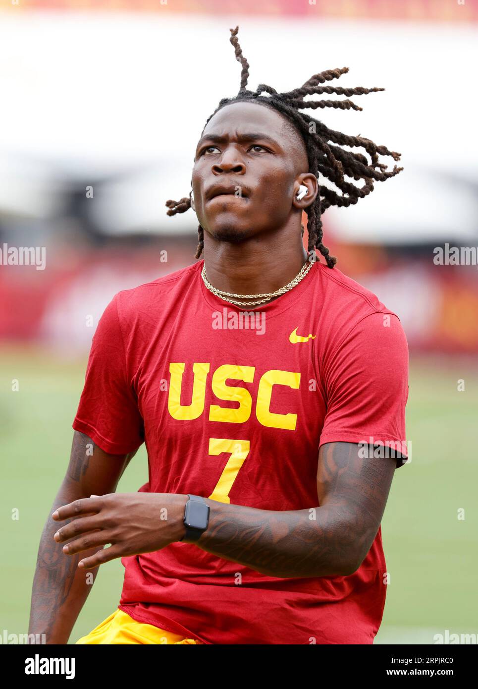 September 02, 2023 USC Trojans safety Calen Bullock #7 in action during ...