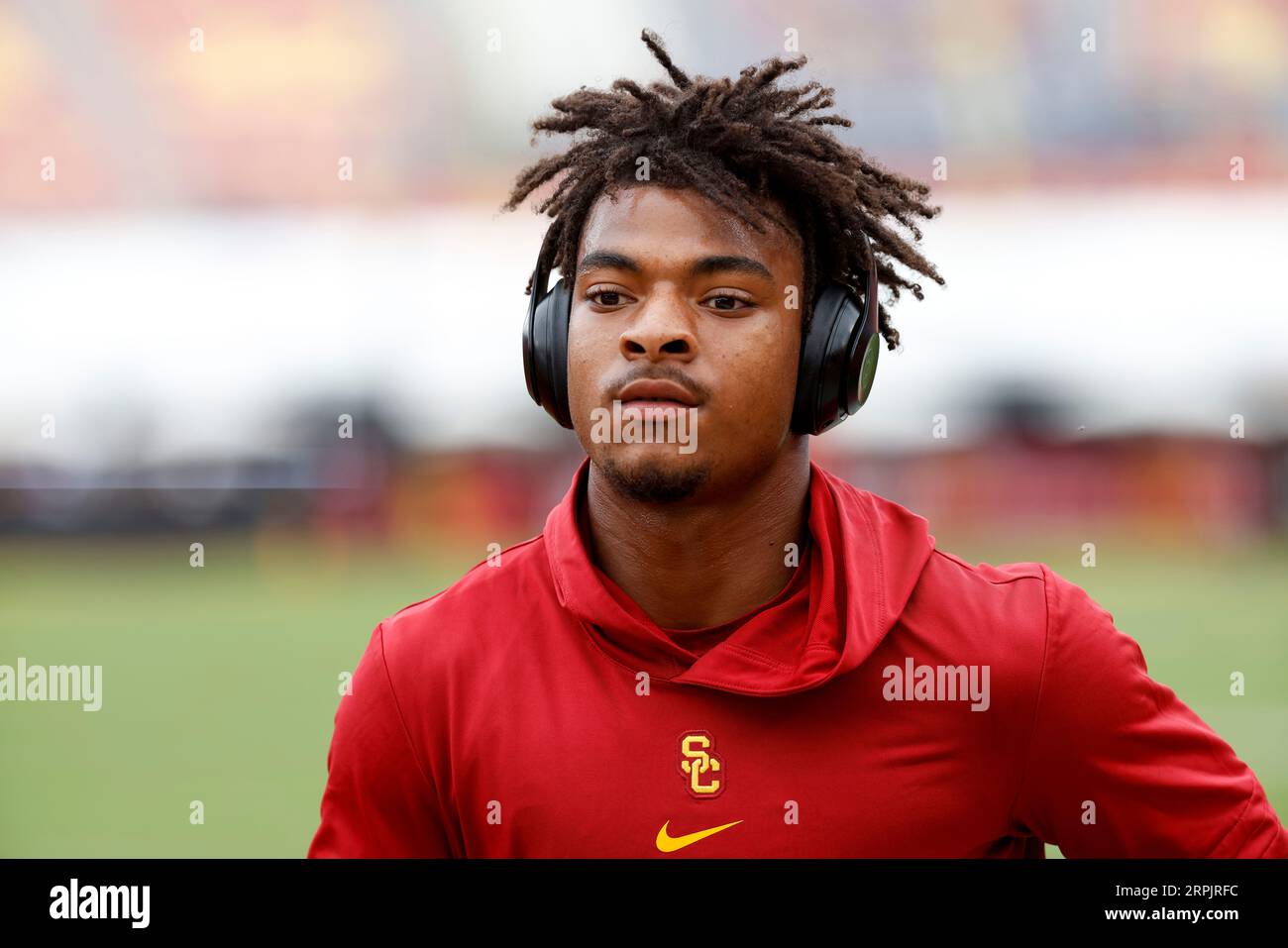 September 02, 2023 USC Trojans wide receiver Dorian Singer #15 in ...