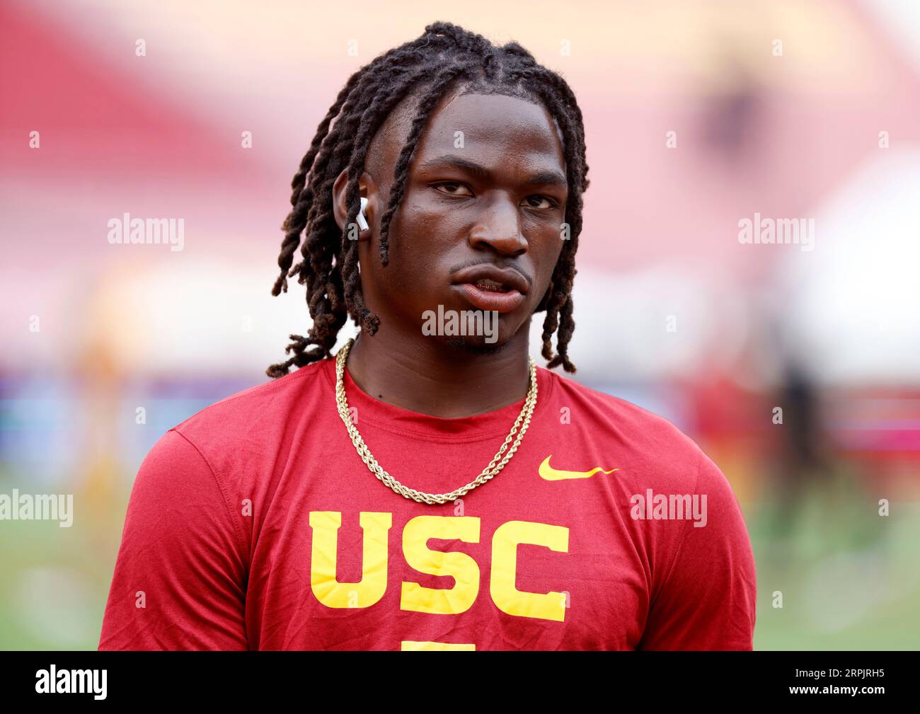 September 02, 2023 USC Trojans safety Calen Bullock #7 in action during ...