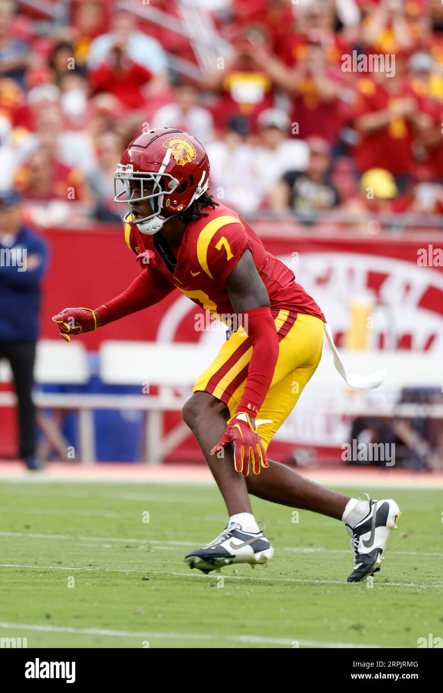 September 02, 2023 USC Trojans safety Calen Bullock #7 in action during ...