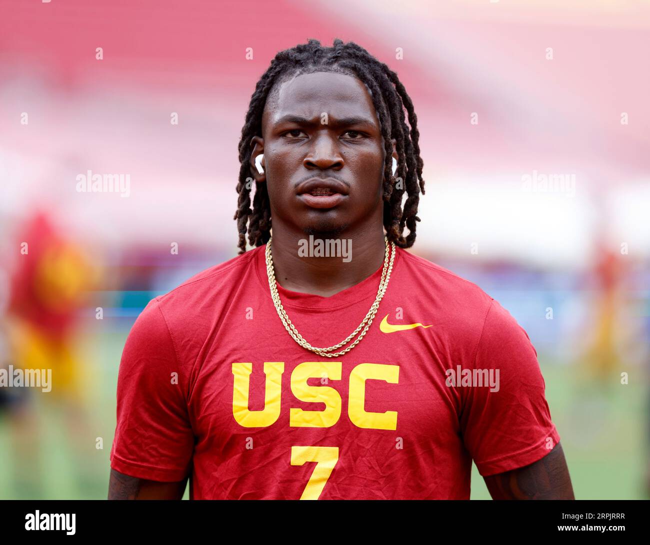 September 02, 2023 USC Trojans safety Calen Bullock #7 in action during ...