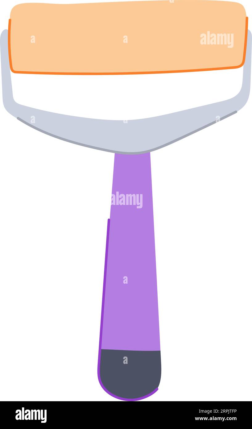 Paint roller rough texture Cut Out Stock Images & Pictures - Alamy