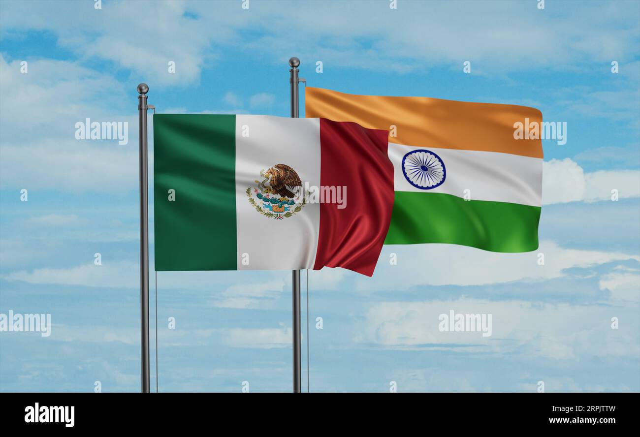 Indian Flag Flowing
